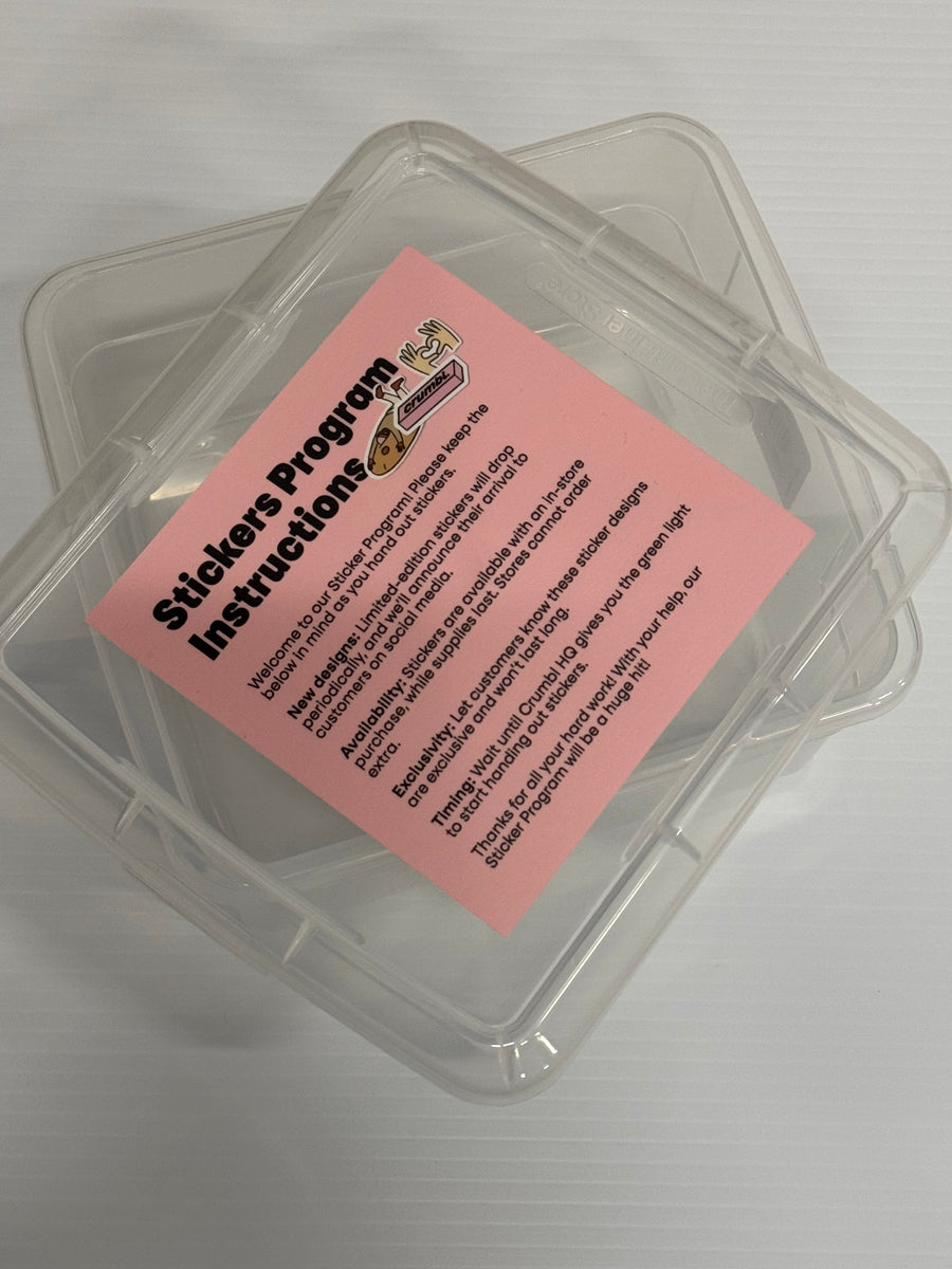 Sticker Program Container – Crumbl Foods Canada